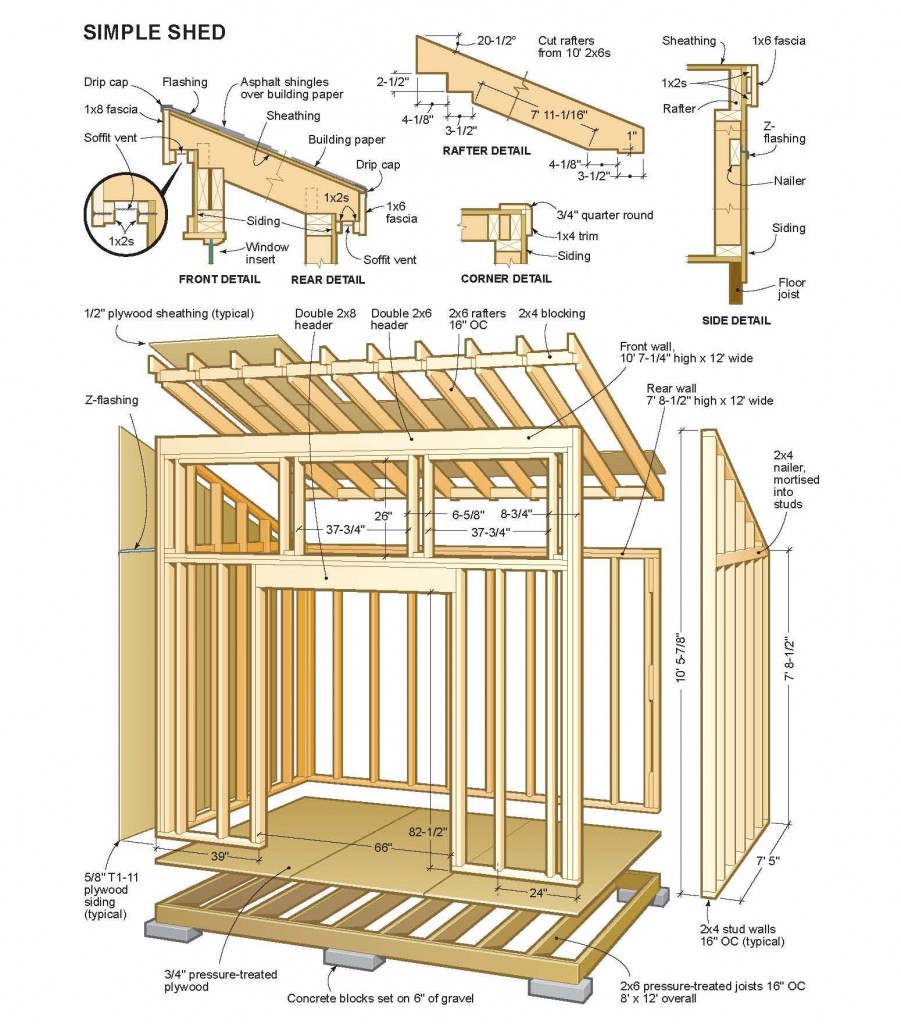 Blueprints For A Shed : Discover The Best Way To Construct Your Sheds ...